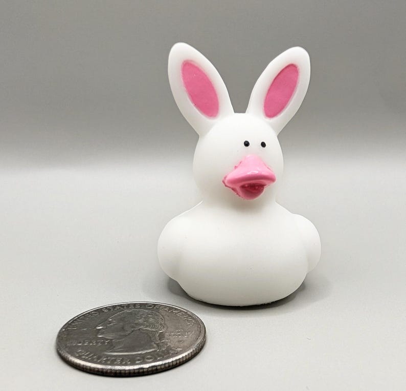Mini Bunny Duck Mutant - Unhinged Easter Decor -pink Ear Vinyl Chaos ...