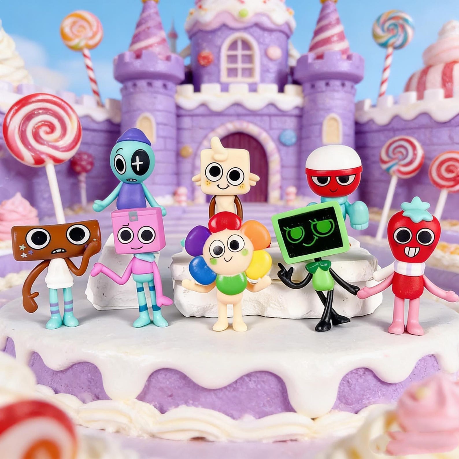 Dandy's World Collectible Figures, Brightney, Gigi, Glisten, Flutter ...
