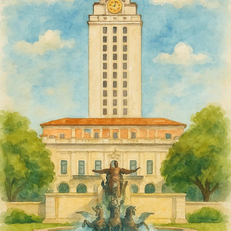 Ut Austin Grad Decor - Etsy