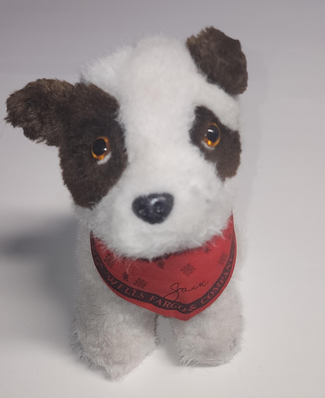 Vintage Wells Fargo Plush Jack the Dog - Etsy