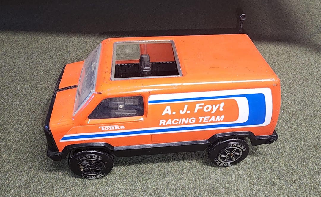Vintage 1970 Tonka A.J. Foyt Racing Team Van - Etsy