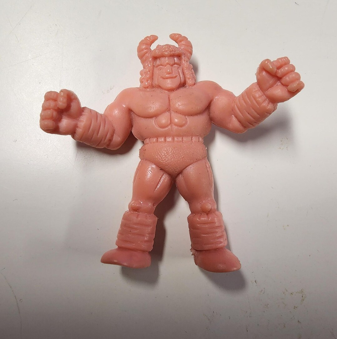 Vintage 1985 Mattel M.U.S.C.L.E. Figure Terri-bull Buffaloman ...