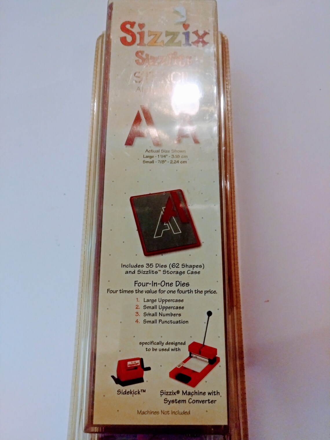 SIZZIX Sizzlits Alphabet Font Set35 Dies Stencil | Etsy