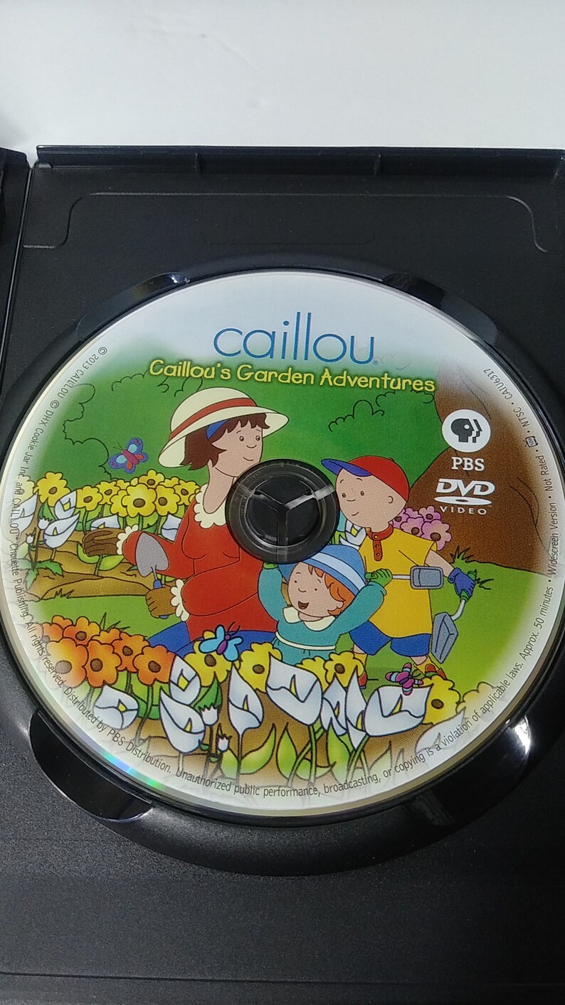 PBS Kids Caillou's Garden Adventures DVD - Etsy