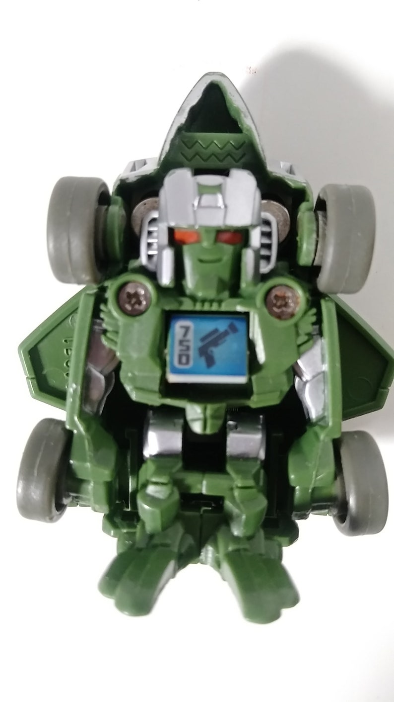 Hasbro Mini Bot Transformer Green Jet Airplane to Robot Tomy | Etsy
