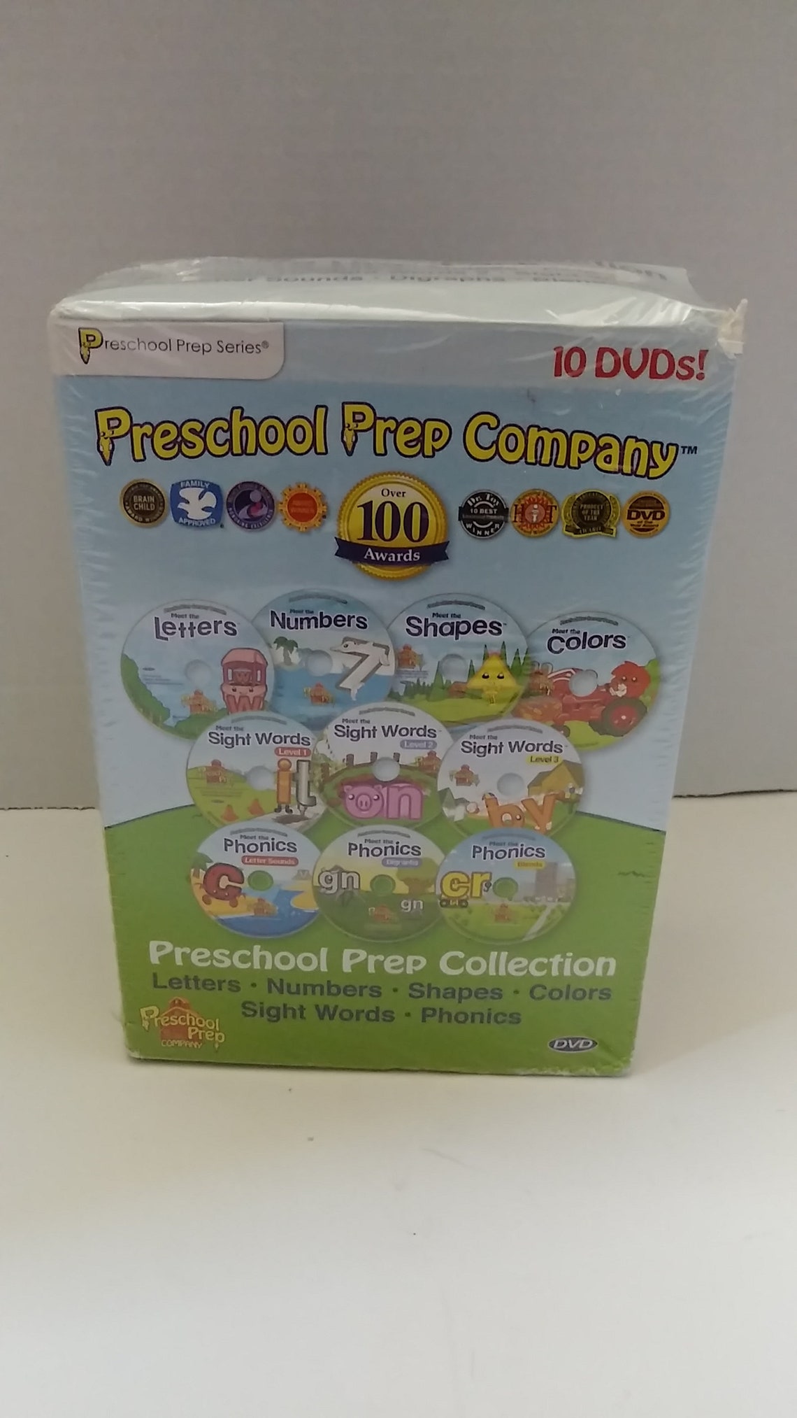 Preschool Prep Company 10-disc DVD Collection letters - Etsy