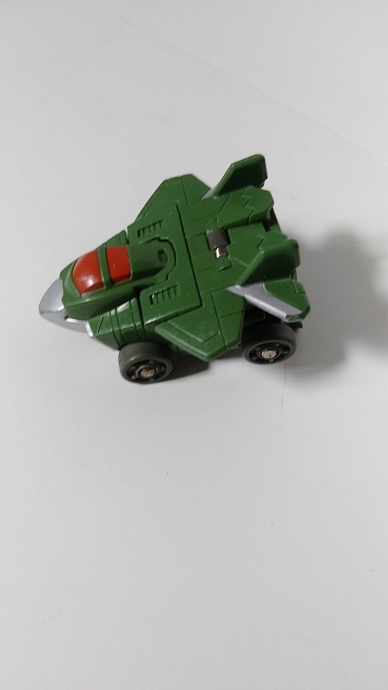 Hasbro Mini Bot Transformer Green Jet Airplane to Robot Tomy | Etsy