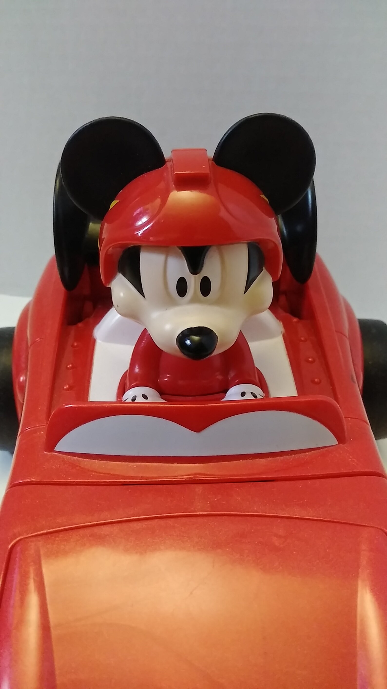 Disney Mickey Mouse Hot Rod 28 Roadster Race Car Red & Yellow | Etsy