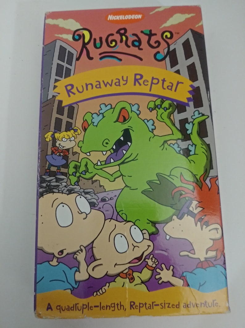 Nickelodeon Rugrats VHS Runaway Reptar Vintage 90s Nickelodeon | Etsy