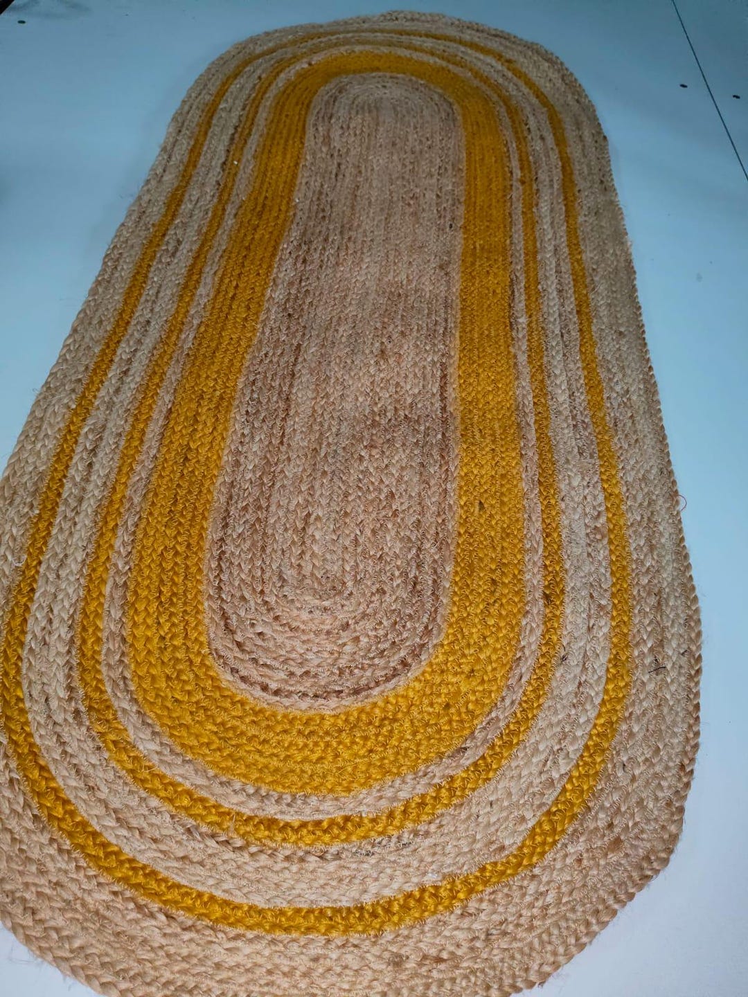 Vintage Large Area Runner Traditional Bohemain Home Decor, Yellow Boho ...