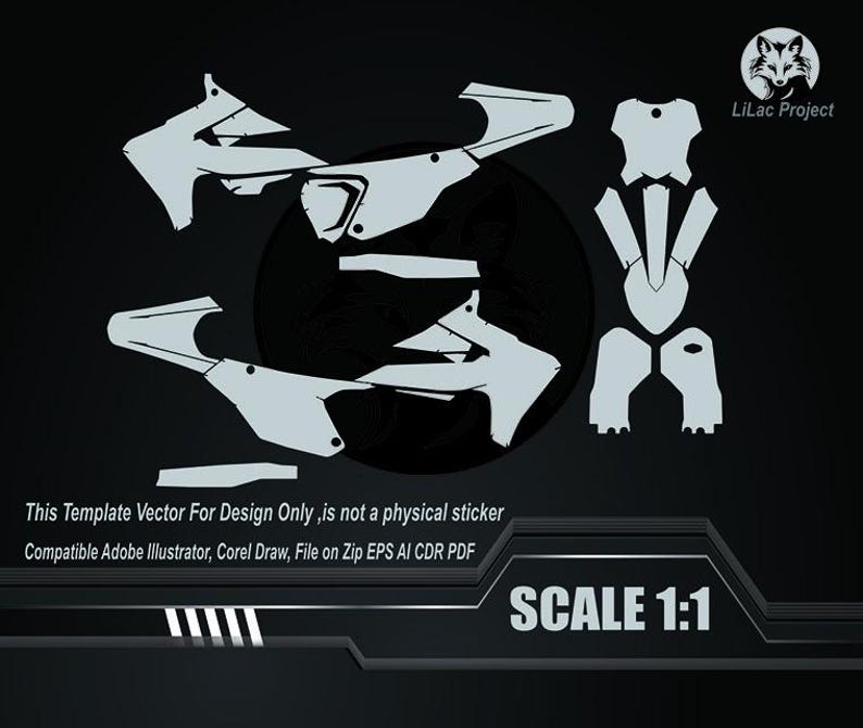 Triumph TF 250 450 X 2024 2025 Template Vector - Etsy