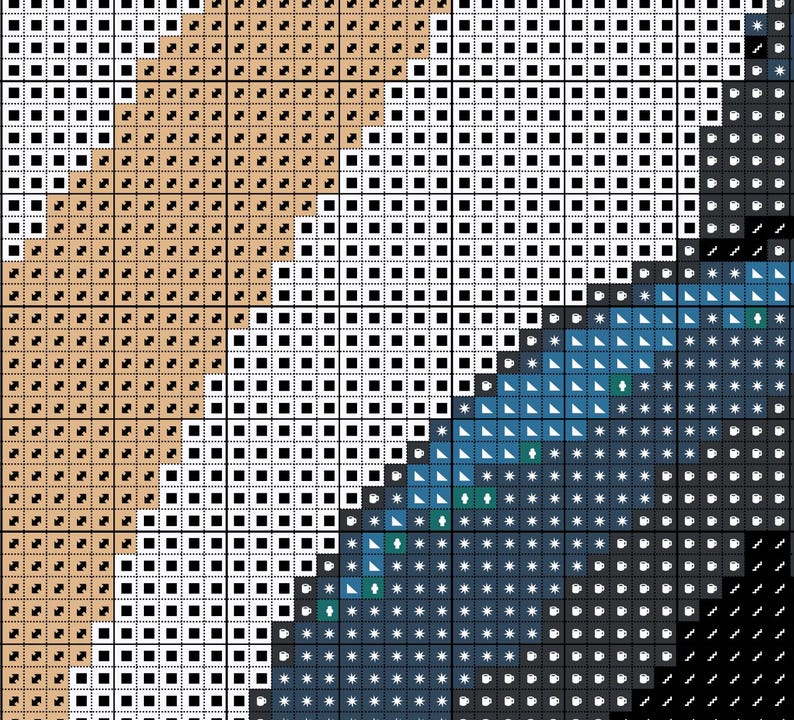 Princess Jasmine Cross Stitch Pattern • Disney Aladdin Princess ...