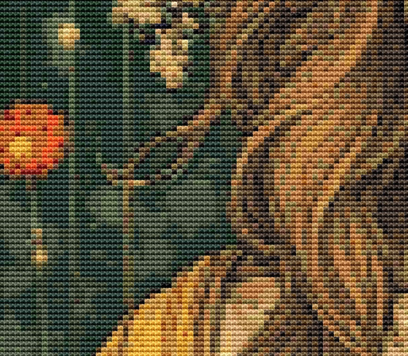 Eos Greek Goddess of Dawn Cross Stitch Pattern PDF | Art Nouveau ...