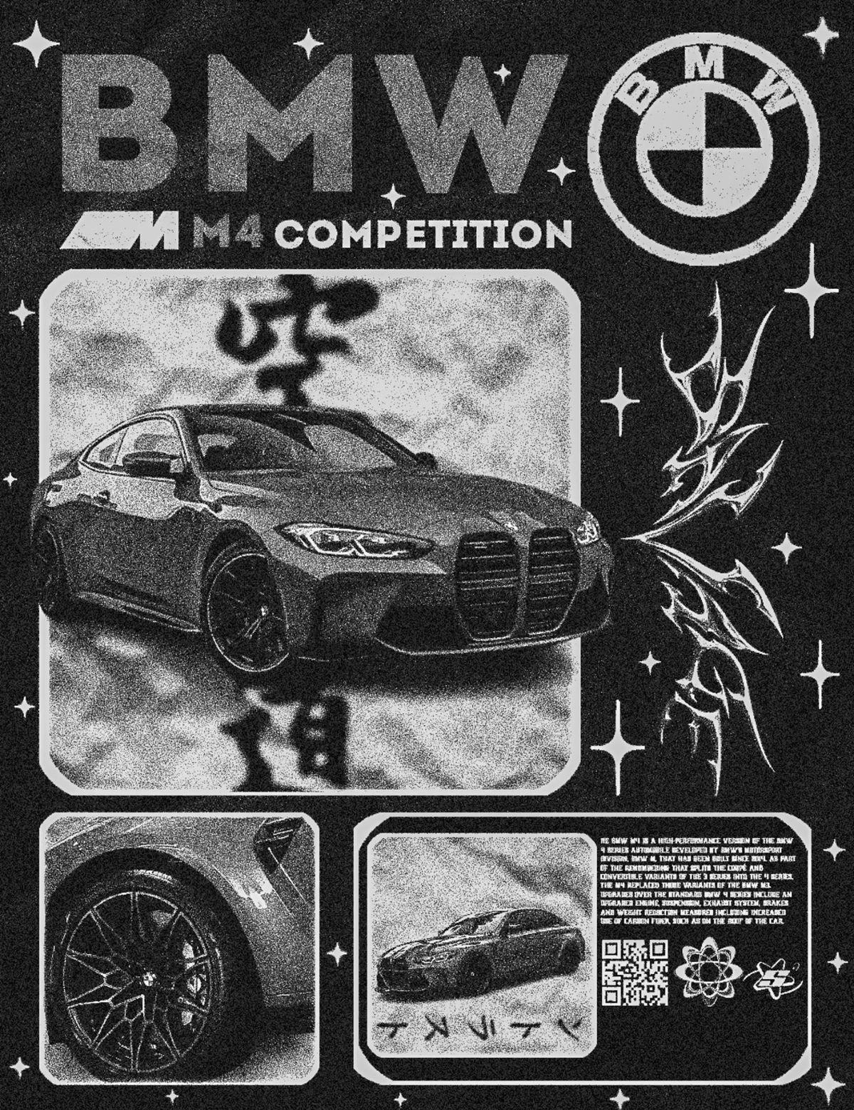 BMW Digital Poster - Etsy