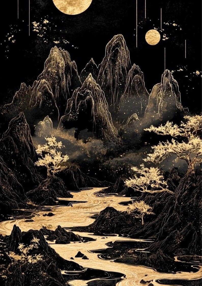 Nightfall Digital Poster - Etsy