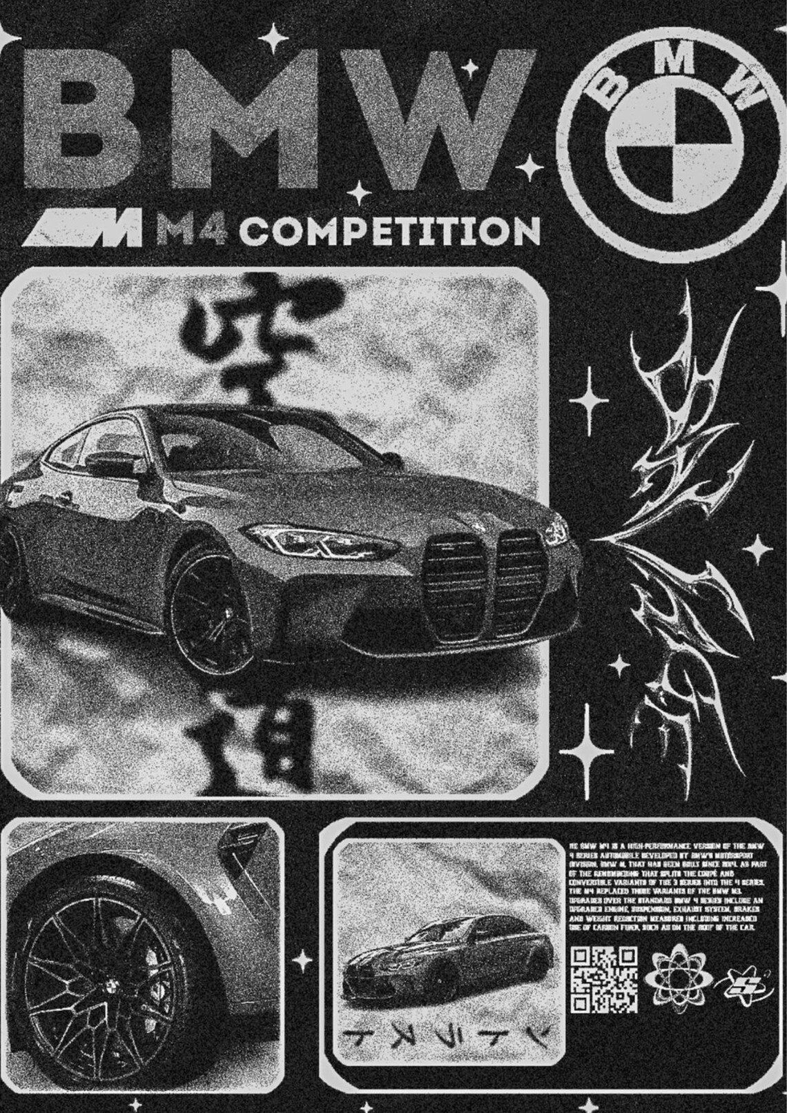 BMW Digital Poster - Etsy