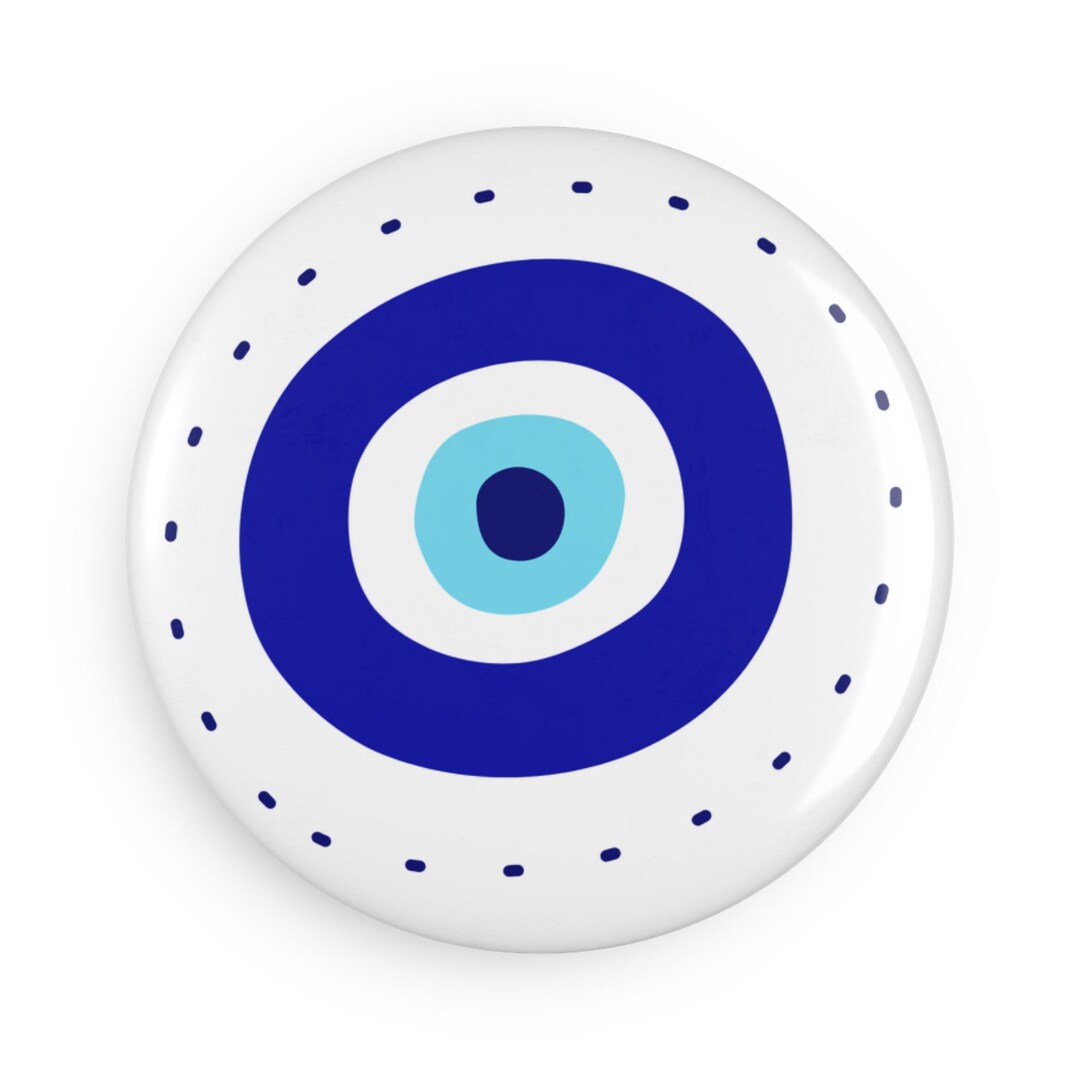 Evil Eye Button Magnet, Home Decor, Protection Gift - Etsy