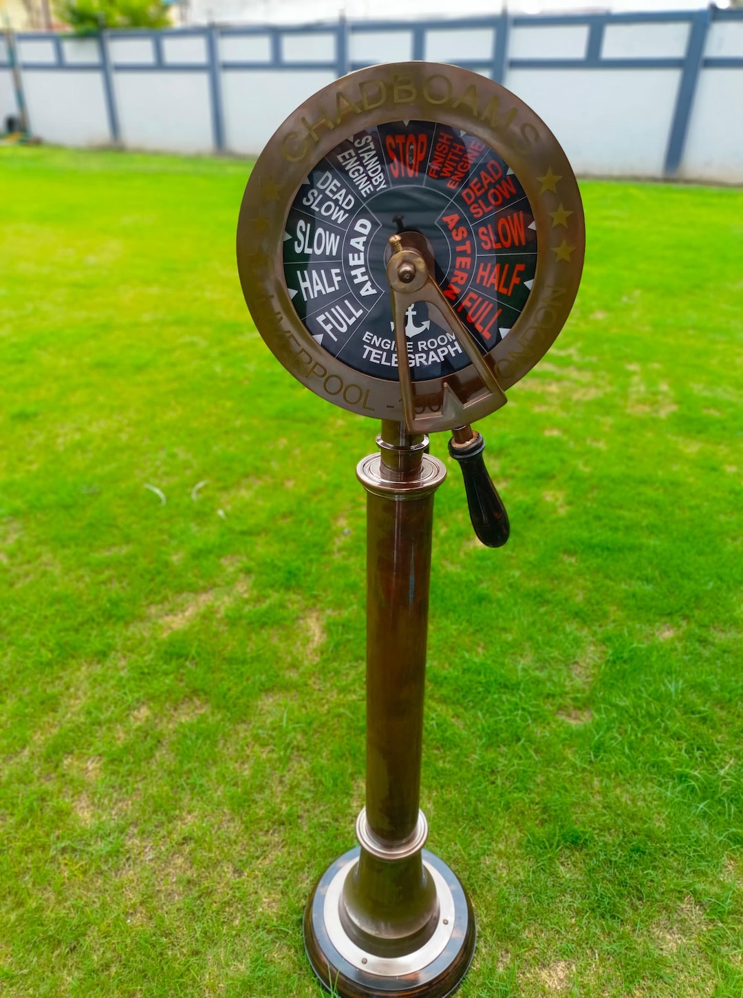 43" Brass Ship RMS Titanic. Engine Telegraph. Titanic Movie Replica ...