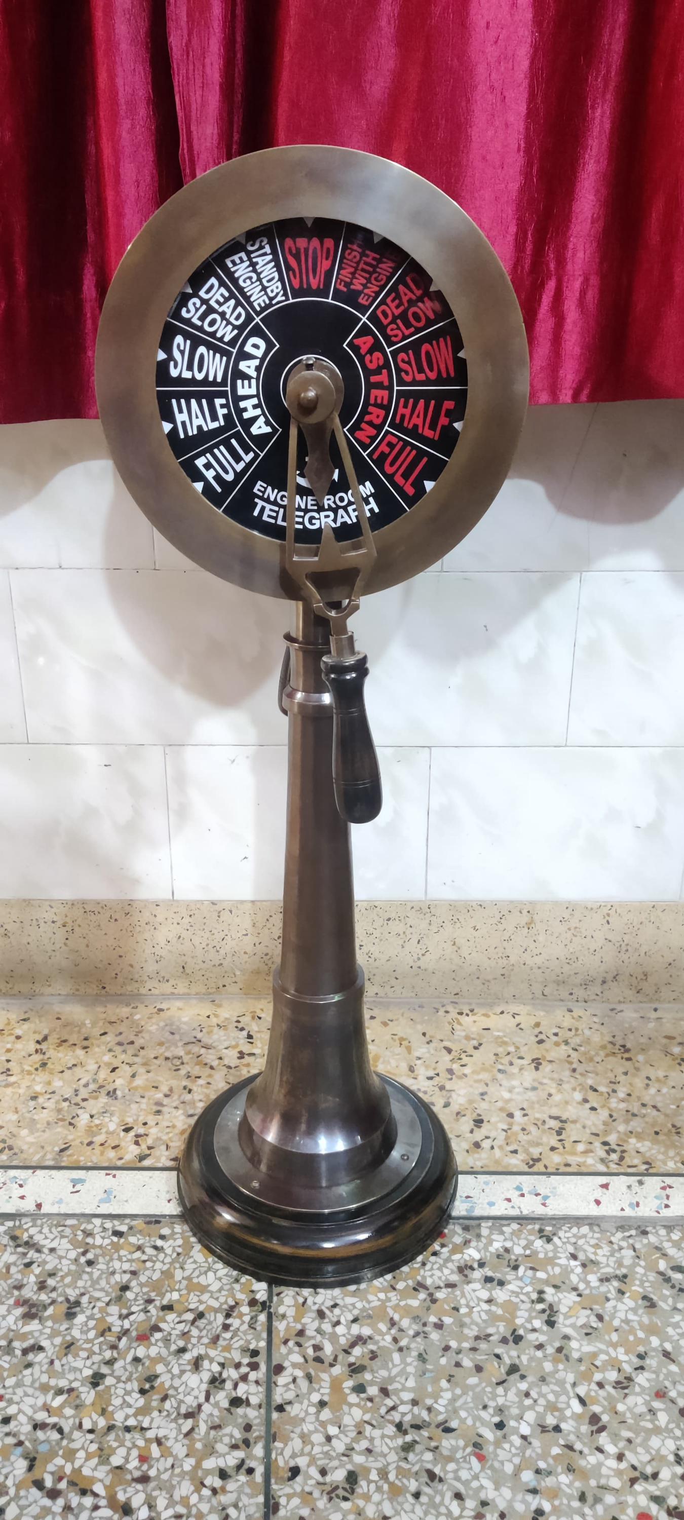 36" Maritime Brass Personalized Ship Engine Telegraph Ship Order Engine ...