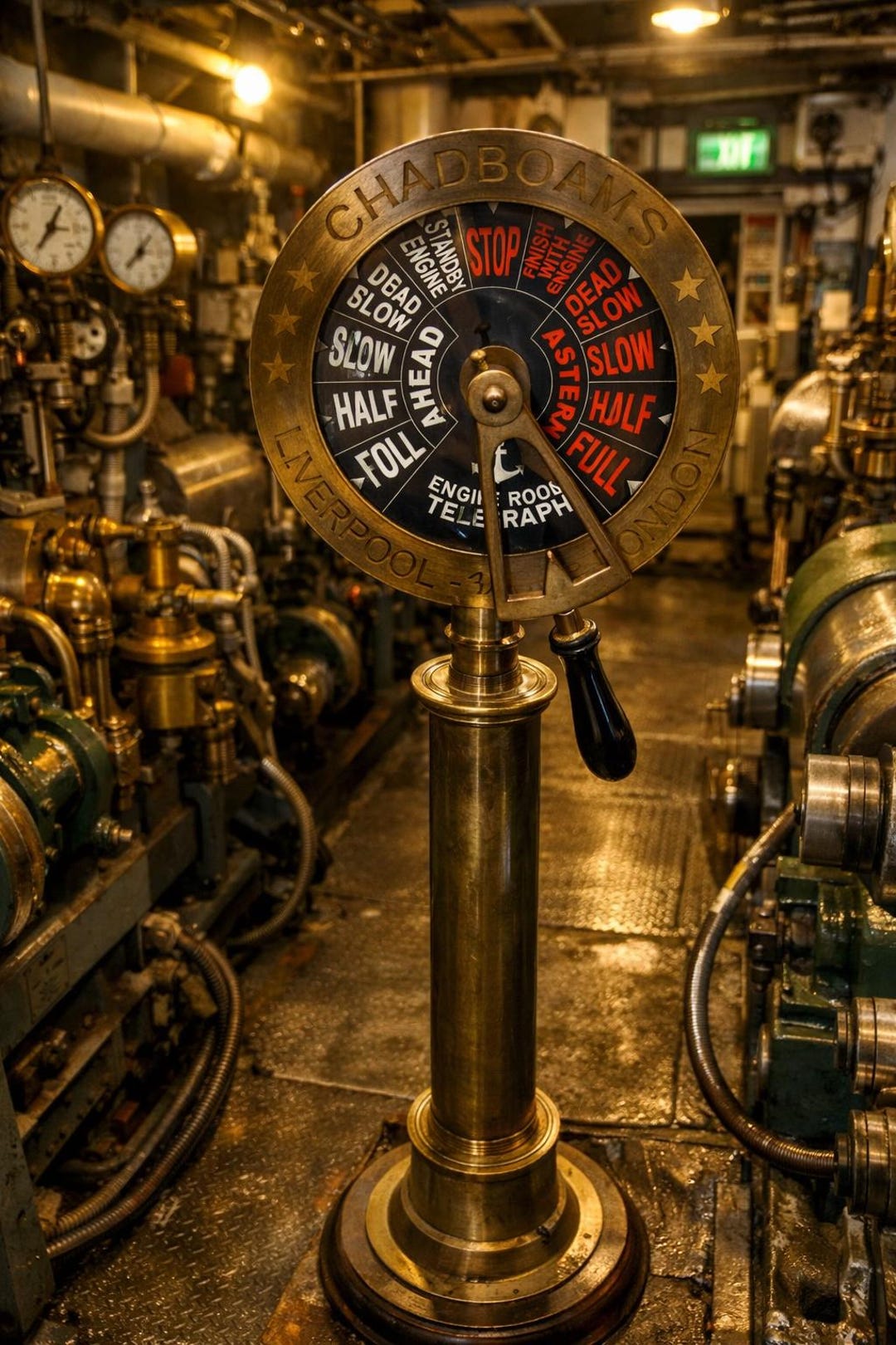 43" Brass Ship Engine Telegraph: Working Nautical Decor - Etsy