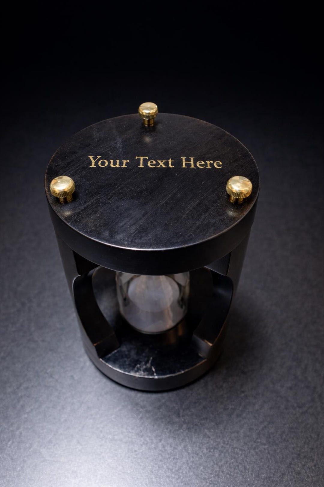 Personalised Wooden Sand Timer: 5-minute Hourglass, Natural Wood ...