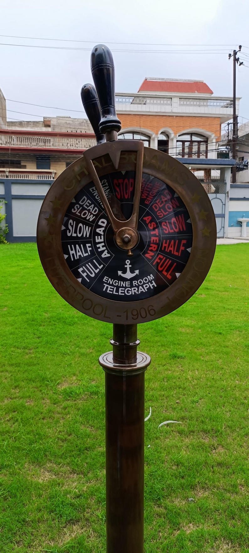 43" Brass Engine Order Telegraph - Working Nautical Decor Replica - Etsy