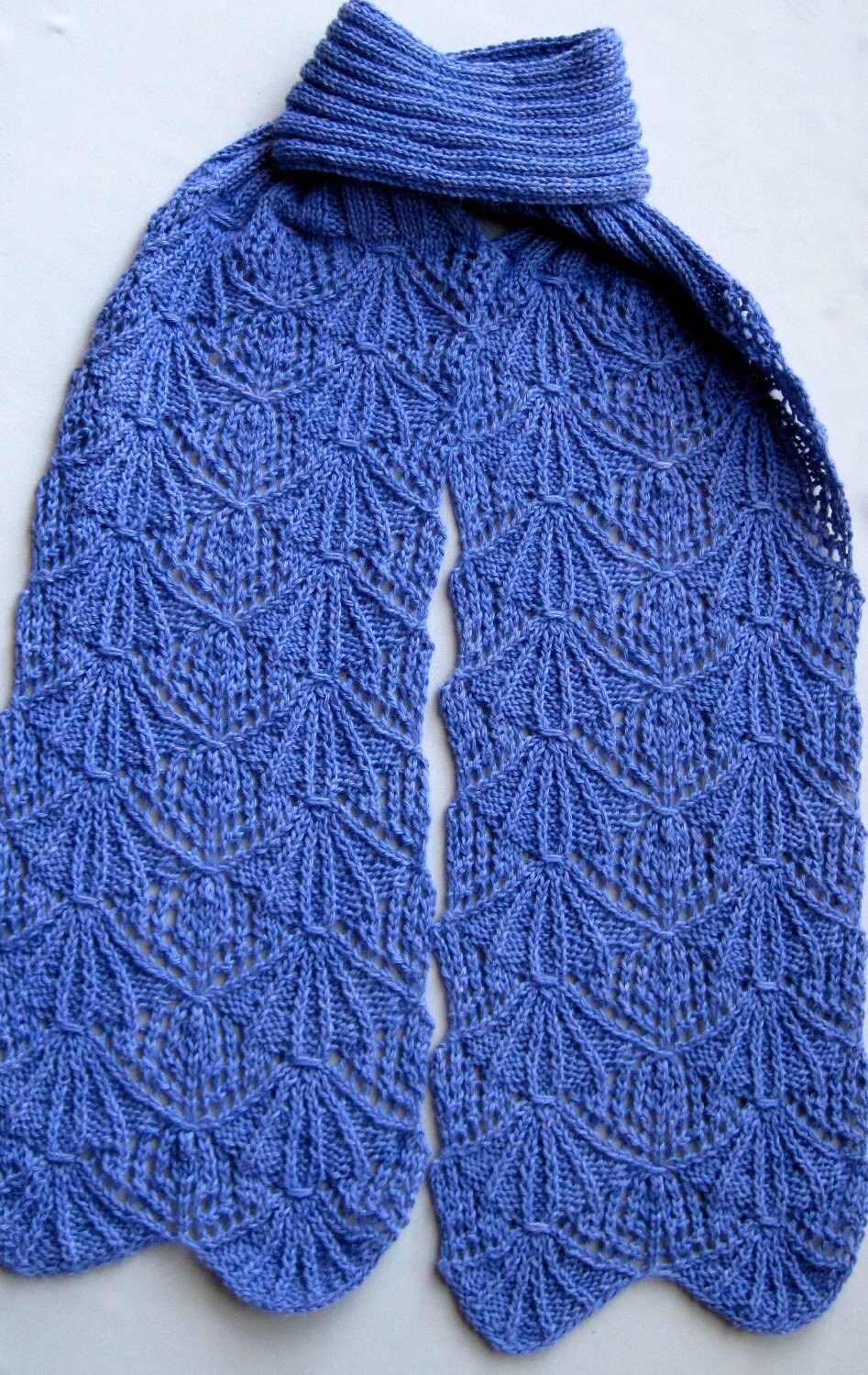 Knit Scarf Pattern: A Very Lady-like Scarf Turtleneck Knitting Scarf ...