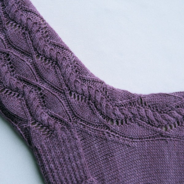 Cable Knit Socks - Etsy