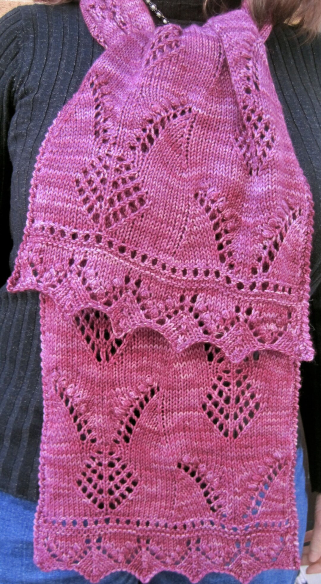 Knit Scarf Pattern: Nelly Dell's Favorite Estonian Scarf Knitting Pattern - Etsy