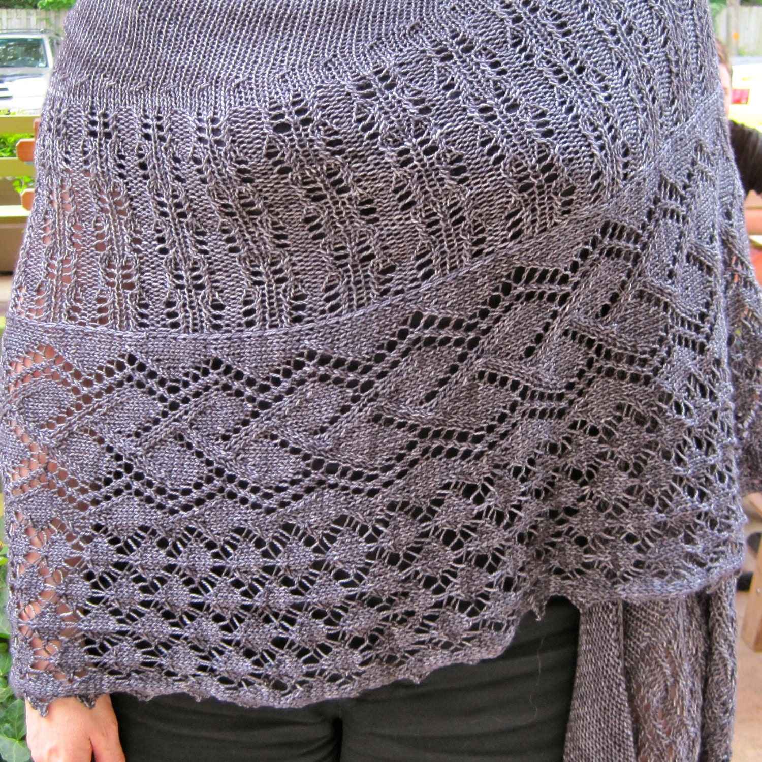 Knit Shawl Pattern: Faroe Edged Long Wingspan Shawl - Etsy