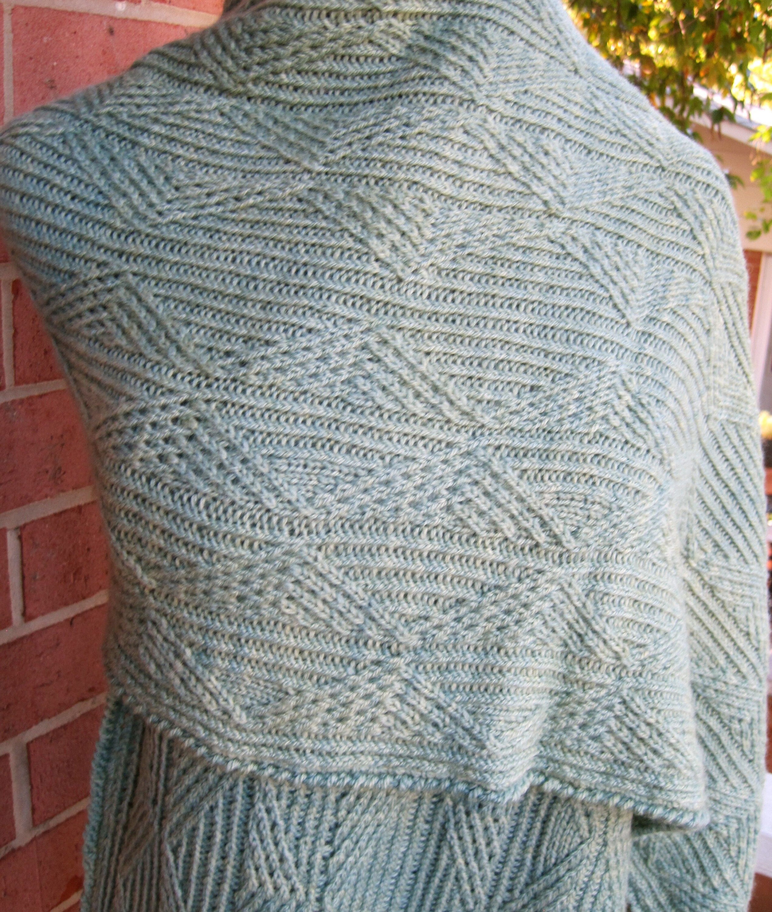 Knit Shawl Pattern: Mandelbrot Twisted Shawl Knitting Pattern - Etsy