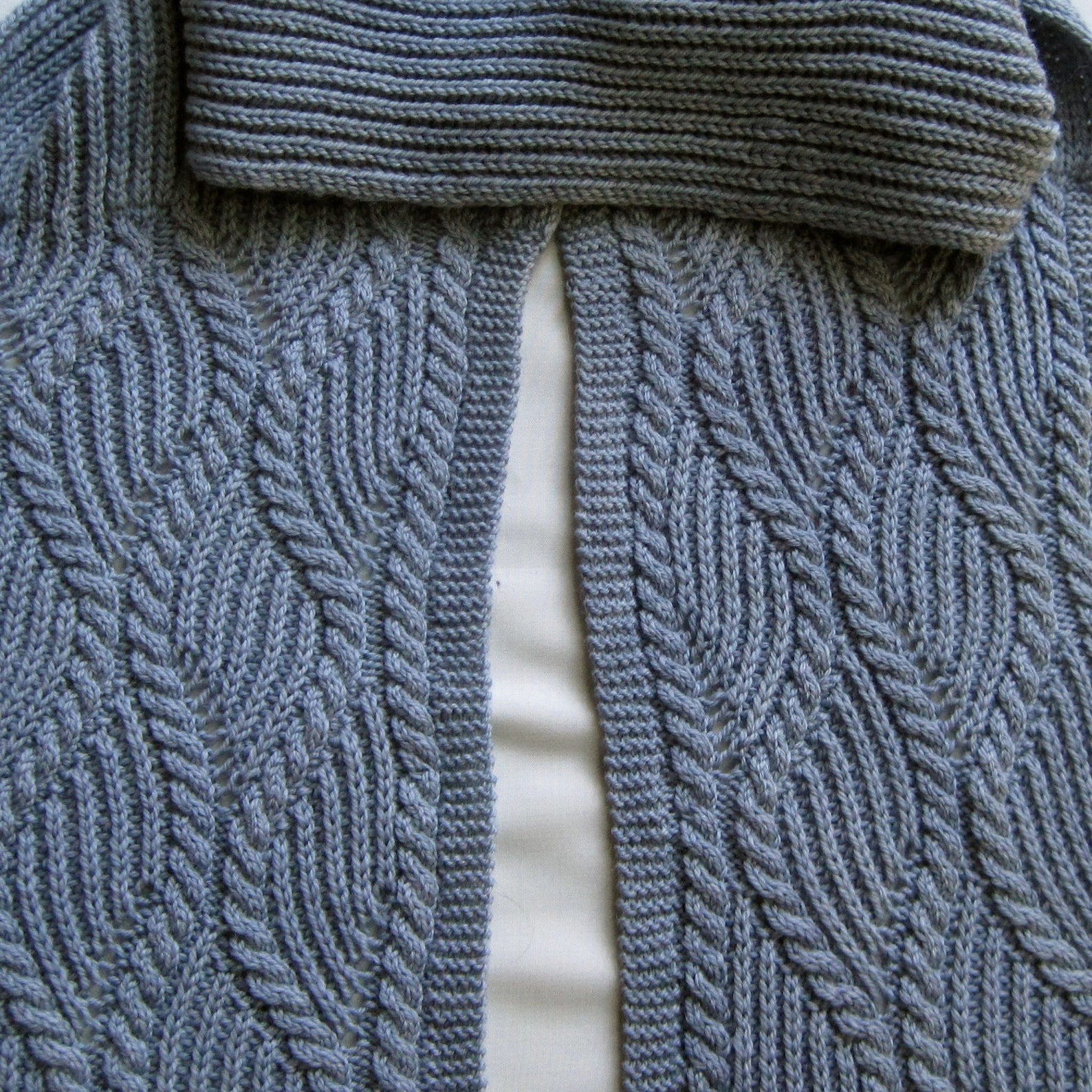 Brioche & Cable Knit Scarf Pattern: Advanced Level (PDF Pattern) - Etsy