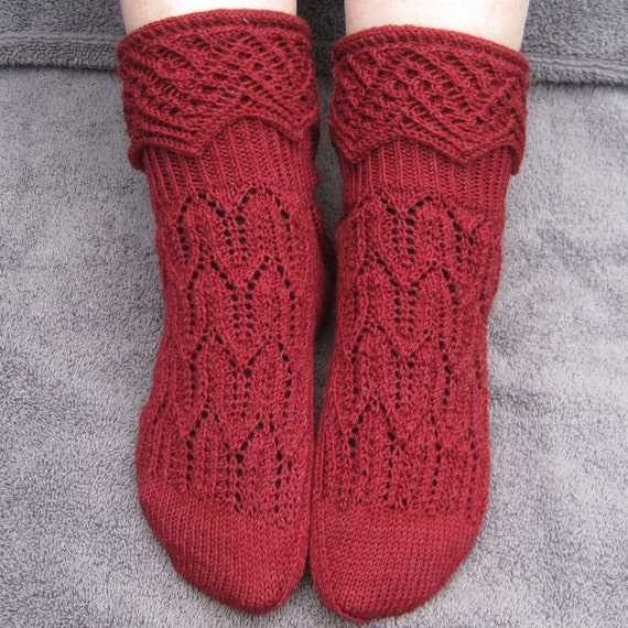 Knit Sock Pattern: Mucklerow Fancy Cuffed Sock Pattern | Etsy