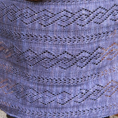 Knit Shawl Pattern: Ladder and Lace Light Wrap Knitting - Etsy