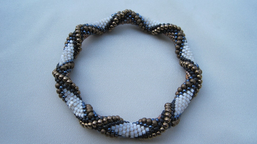 Overlapping Spirals Bead Crochet Pattern (PDF Pattern) - Etsy