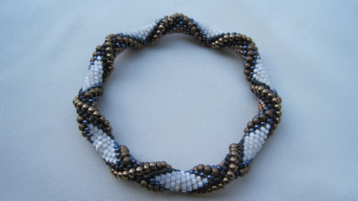 Overlapping Spirals Bead Crochet Pattern (PDF Pattern) - Etsy