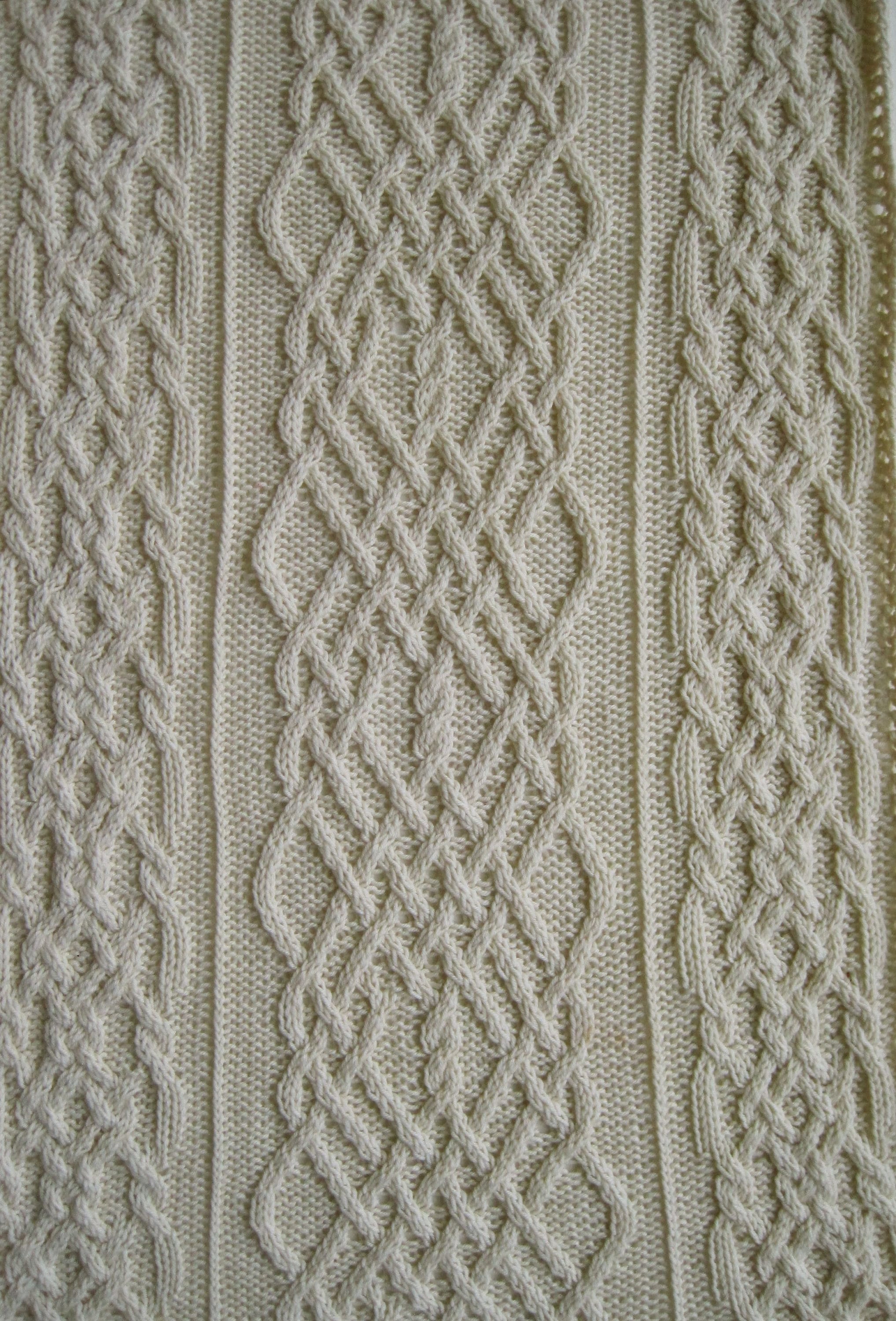 Knit Cabled Shawl Pattern: Whistler's, Intermediate (PDF Pattern) - Etsy
