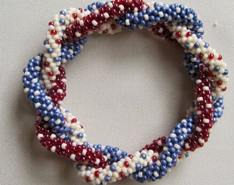 Bead Crochet Bangle Pattern: Lots of Dots Bead Crochet Pattern | Etsy