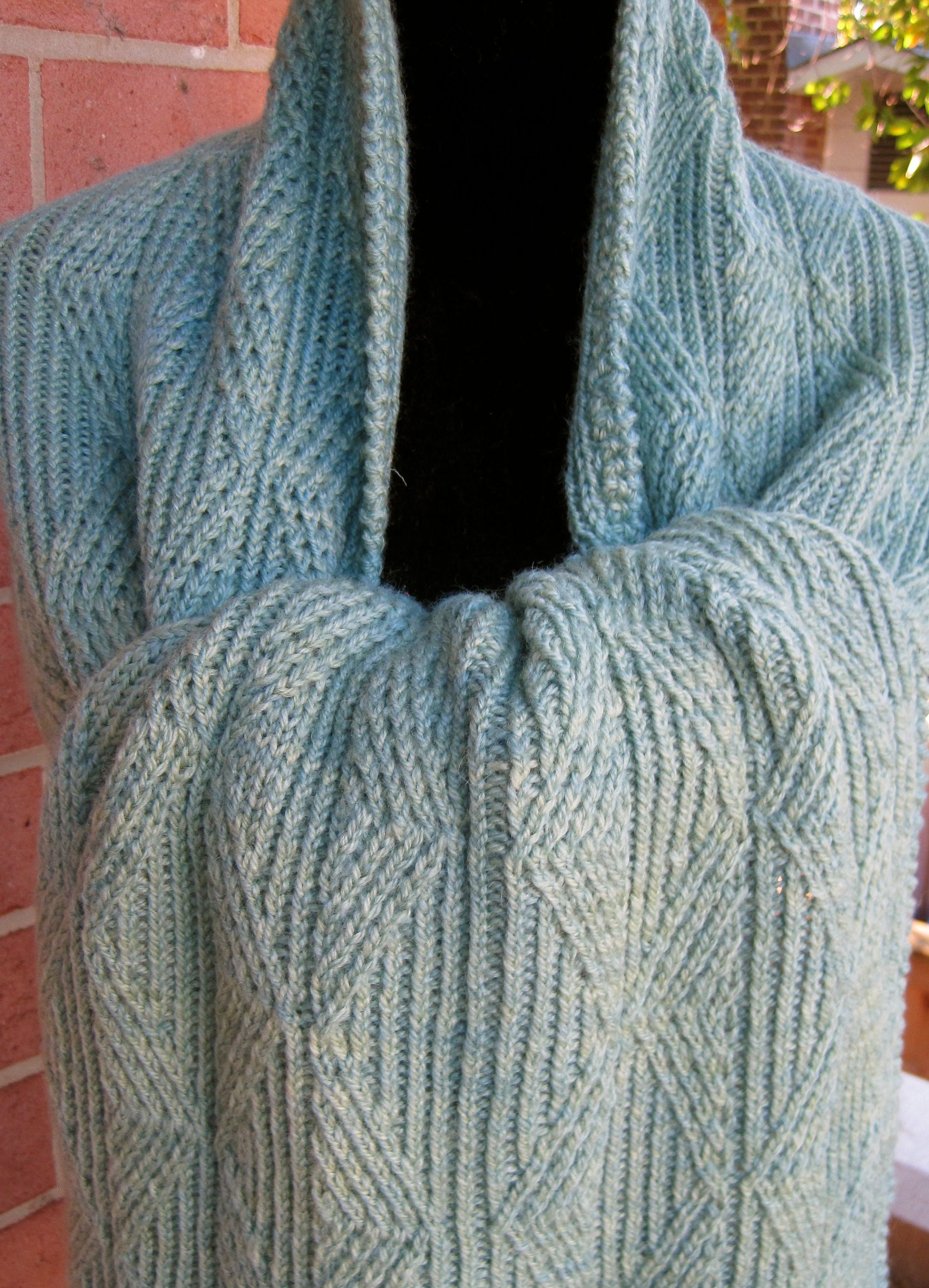 Knit Shawl Pattern: Mandelbrot Twisted Shawl Knitting Pattern - Etsy