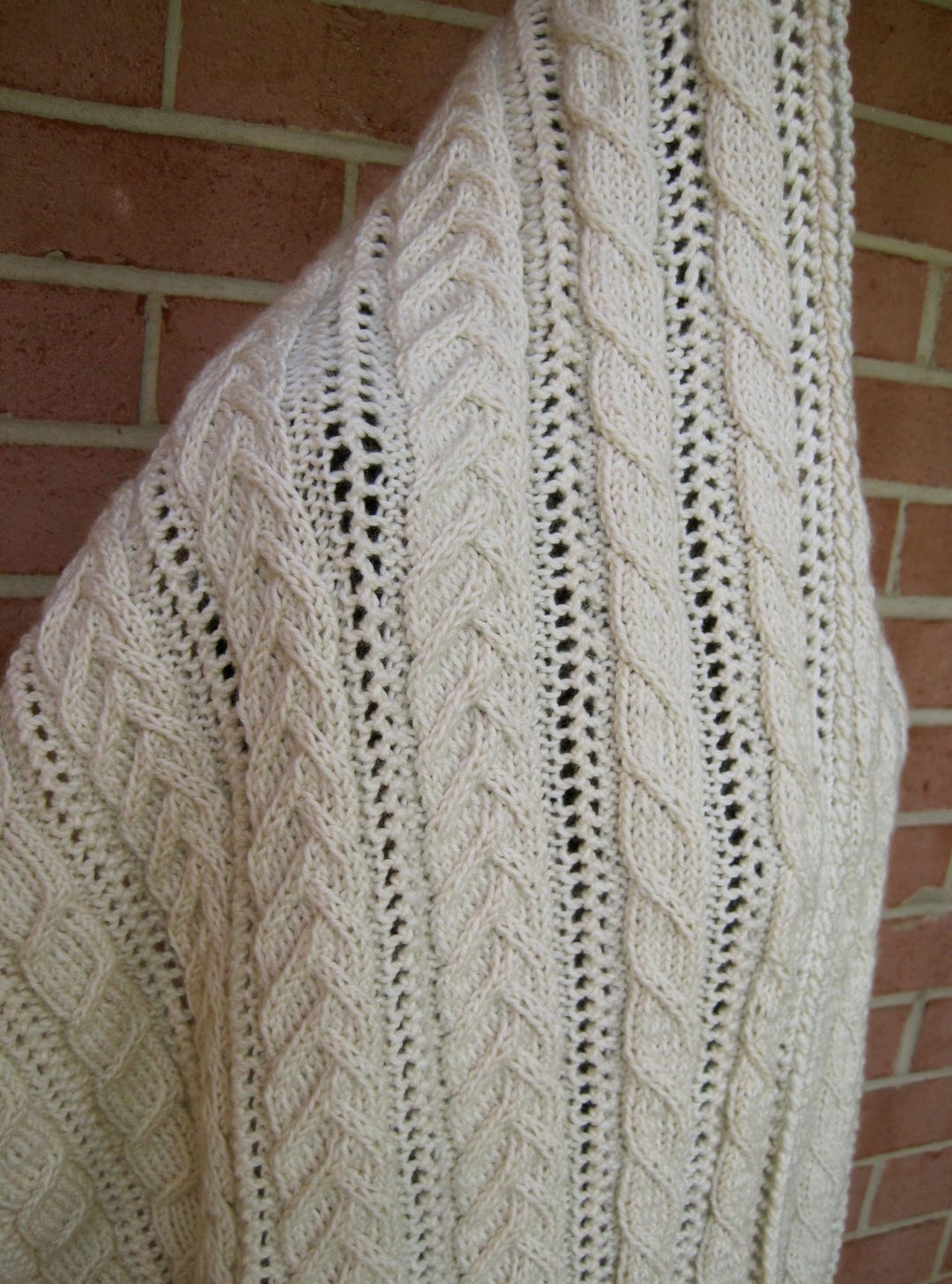 Knit Alpine Cabled Shawl Pattern: Graz Knitting (charted) (PDF Pattern ...