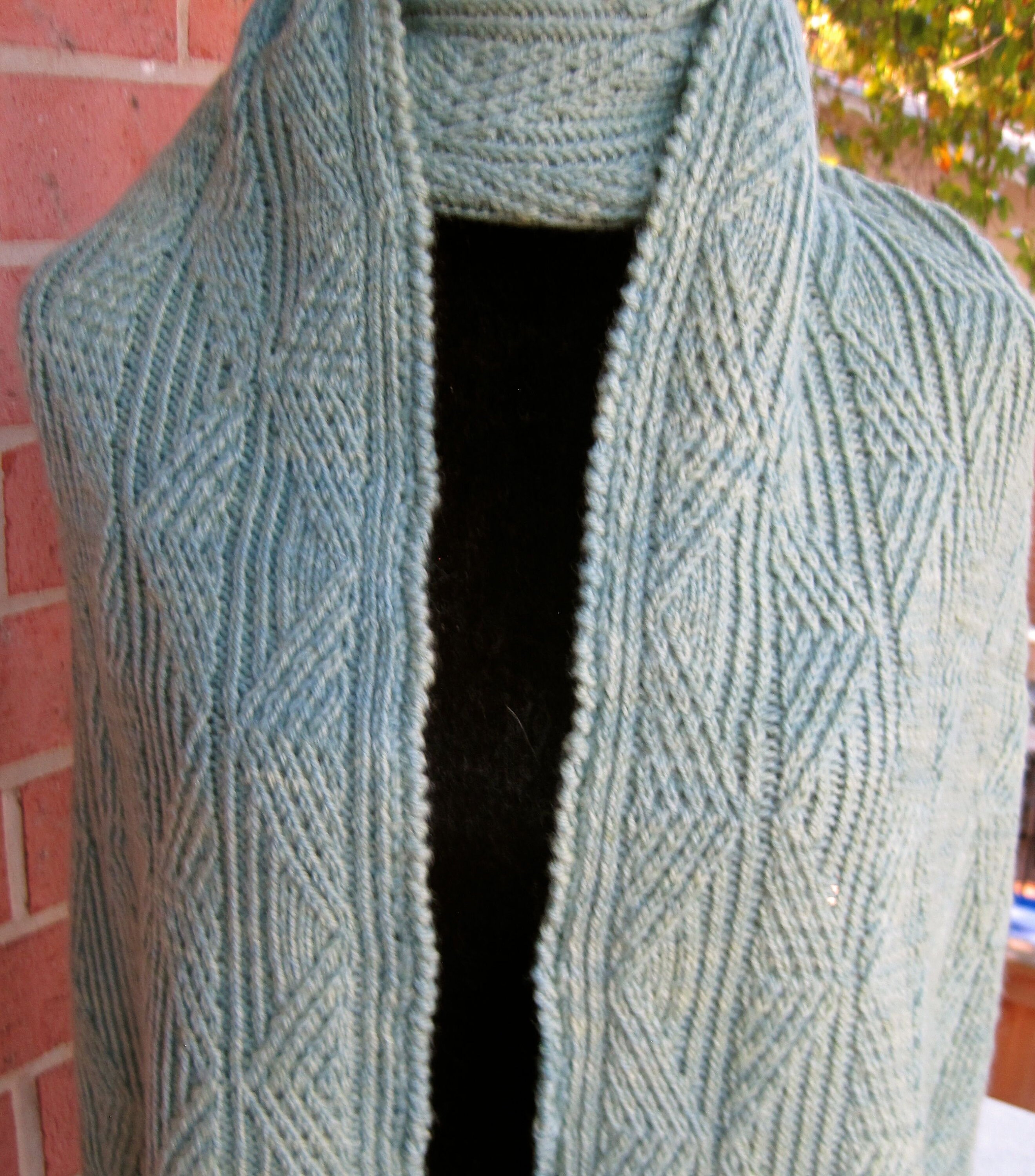 Knit Shawl Pattern: Mandelbrot Twisted Shawl Knitting Pattern - Etsy