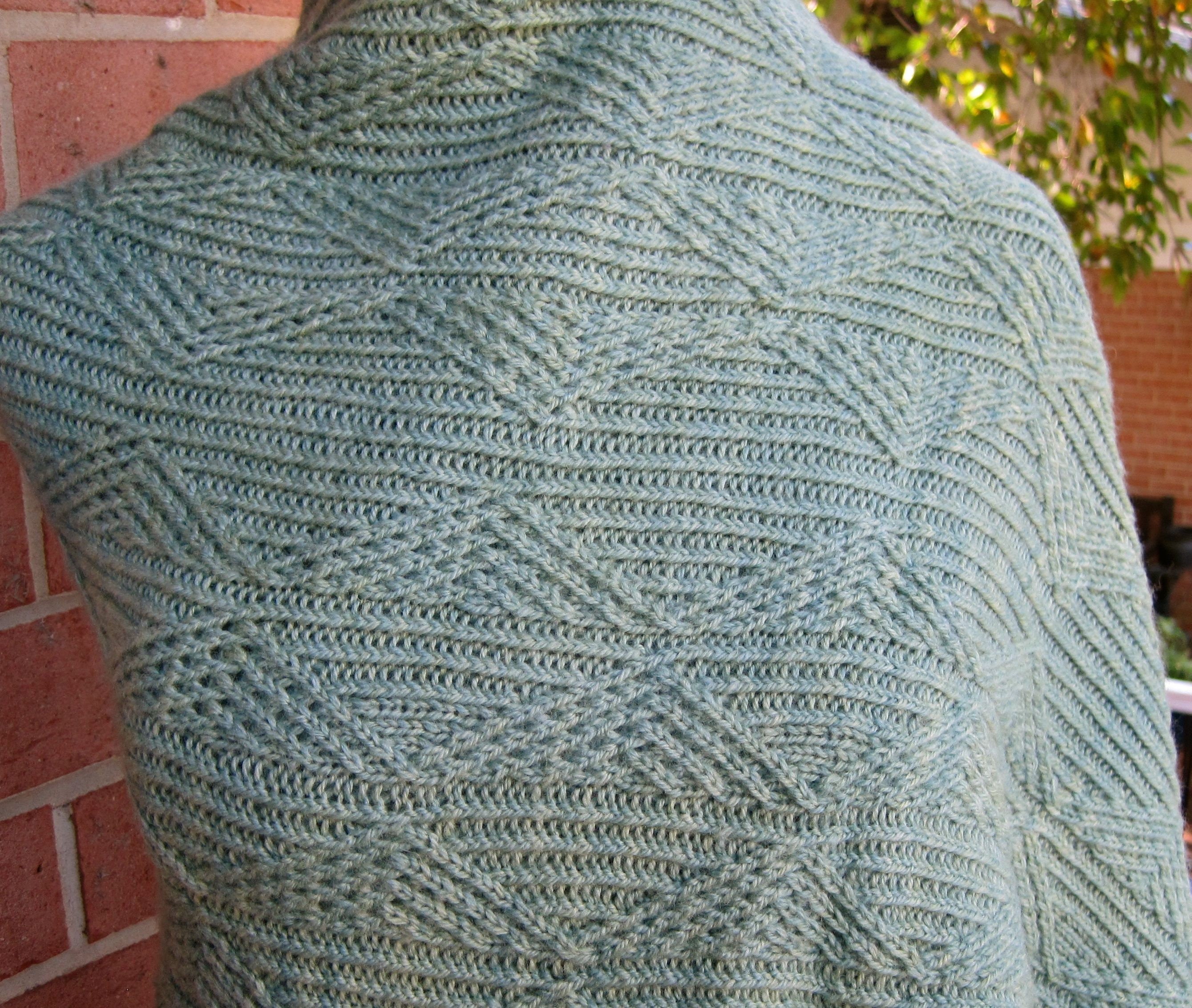 Knit Shawl Pattern: Mandelbrot Twisted Shawl Knitting Pattern - Etsy