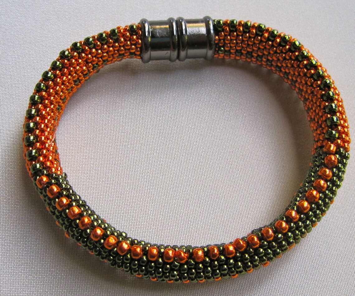 Bead Crochet Bangle Pattern: Lots of Dots (PDF Pattern) - Etsy