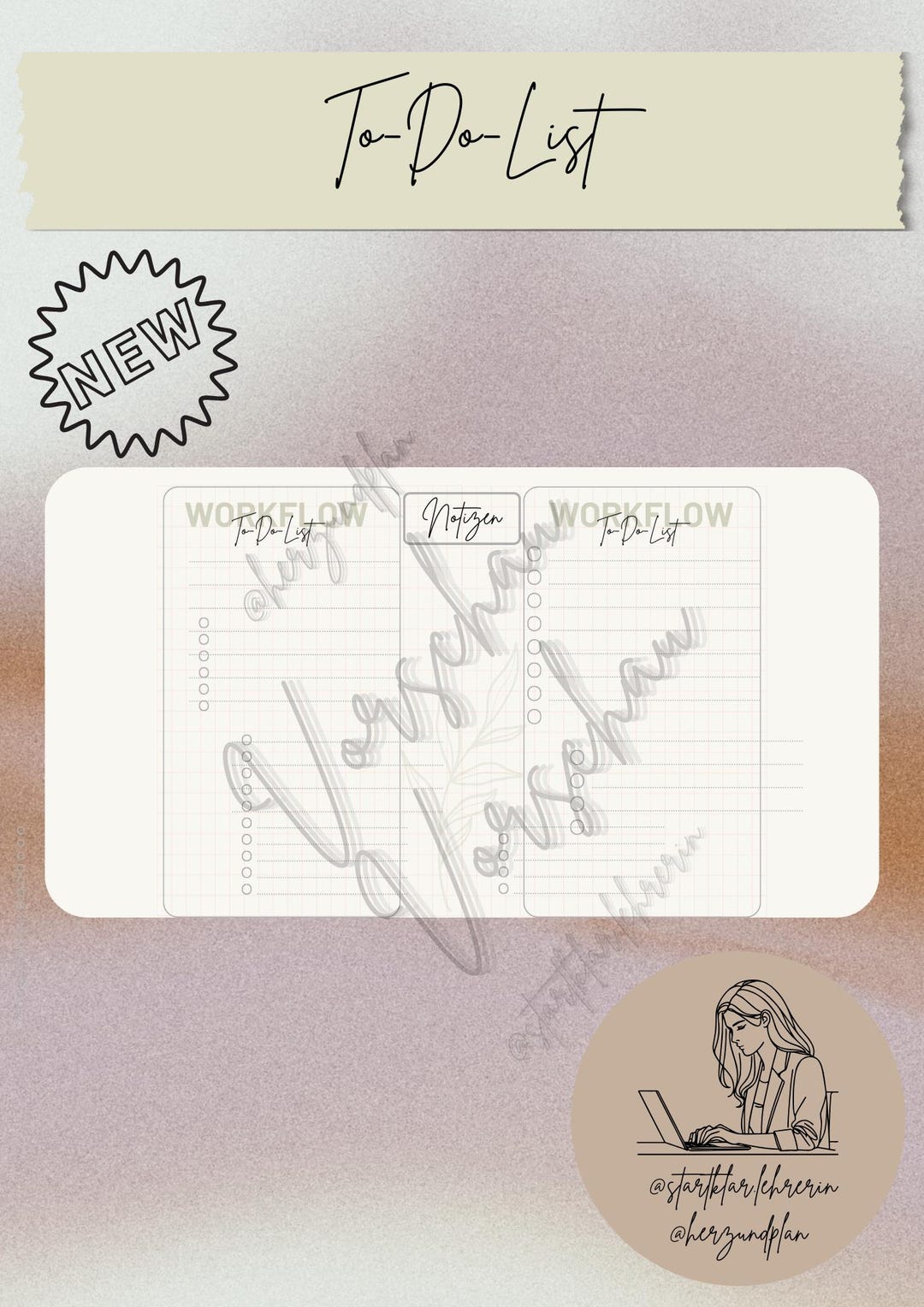 Workflow To-do List – Printable PDF - Etsy