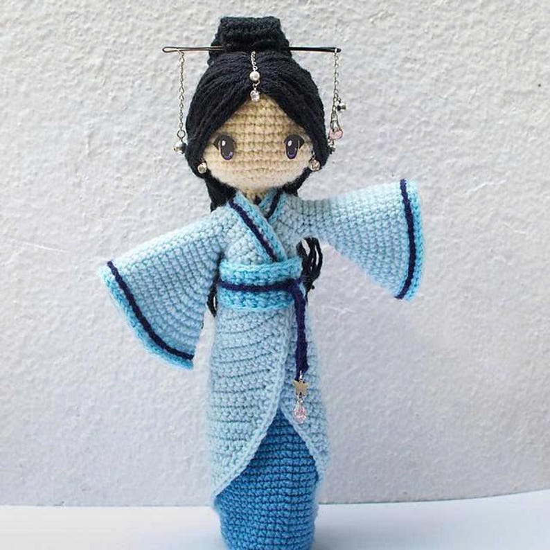 Qinxiang Character Amigurumi – Chinese Style Crochet Pattern,crochet ...