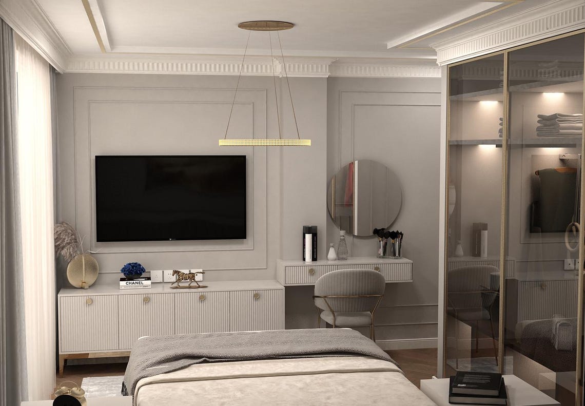 Modern 3 -bedroom Apartment Design Pack | Full Interior Project | 3D ...