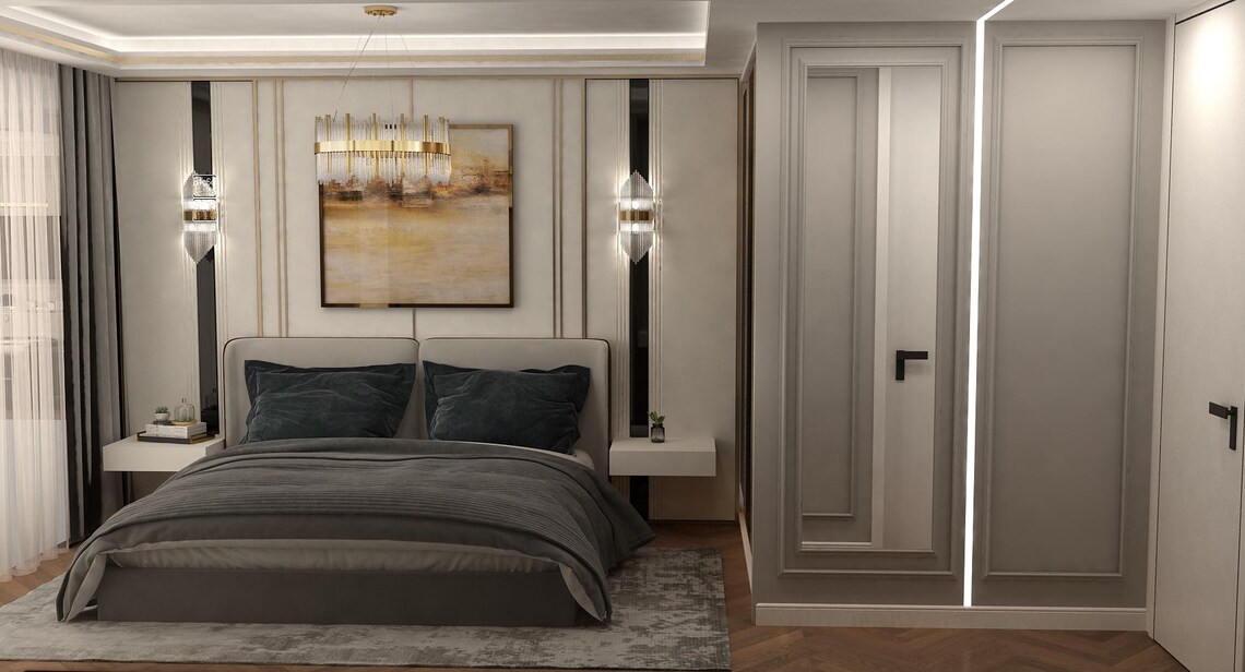 Modern 3 -bedroom Apartment Design Pack | Full Interior Project | 3D ...