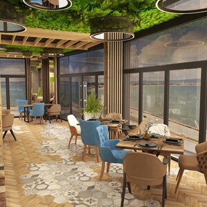 Modern Luxury Restaurant 3D Design – Elegant Concept for Architects ...