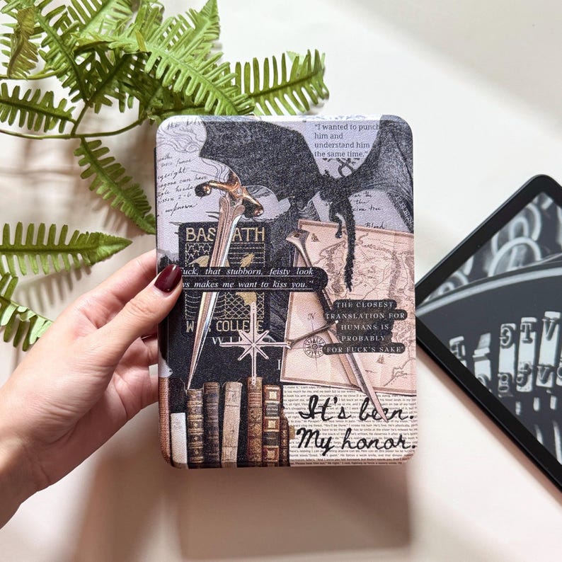 Dragon Kindle Case, Kobo Case, Magnetic Detachable, Hand Strap, Clear ...