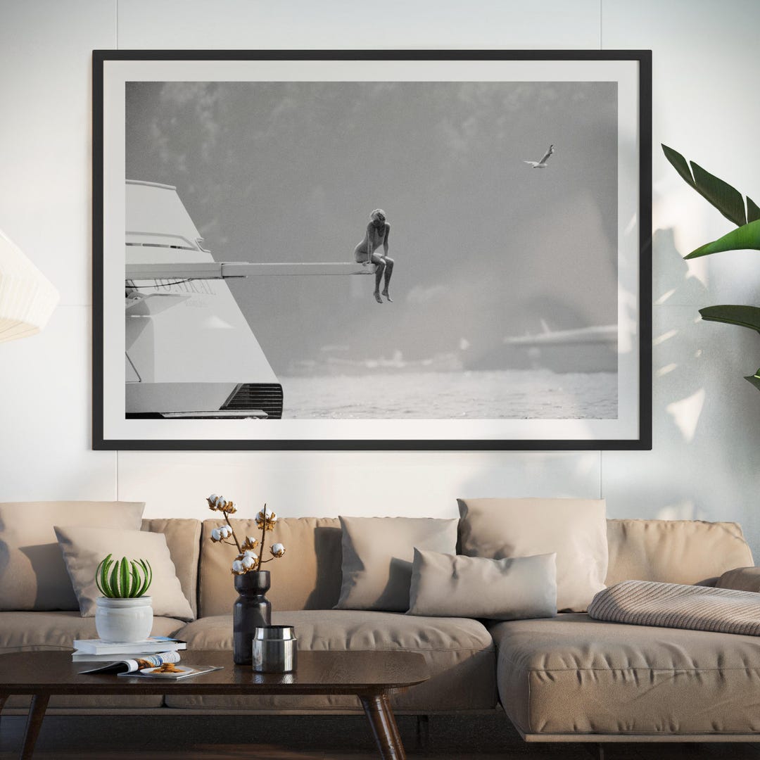 Princess Diana on Yacht, Photography Prints, Diving Board, Retro Poster ...